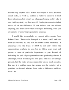 11+ Salutatorian Speech Examples Word Pdfs - Word Excel Fomats