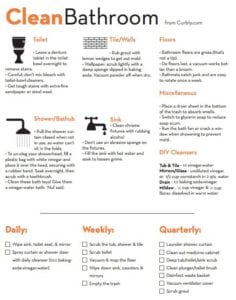 6 Toilet Cleaning Checklist Templates - Word Excel Fomats