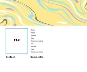 Top 20 Stylish Fax Cover Sheet Word Templates - Word Excel Fomats