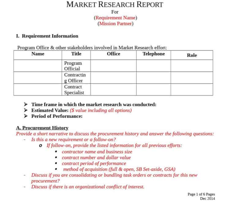 10+ Best Market Research Templates - Word Excel Fomats
