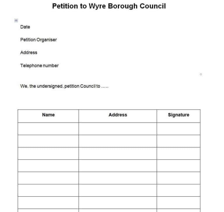 14+ Free Editable Petition Templates - Word Excel Fomats 14+ Free Editable Petition Templates - Word Excel Fomats