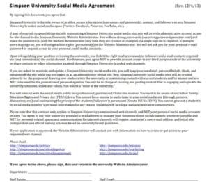 Top 10 FREE Social Media Contract Templates - Word Excel Fomats