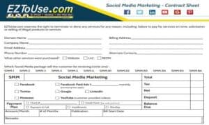 Top 10 FREE Social Media Contract Templates - Word Excel Fomats