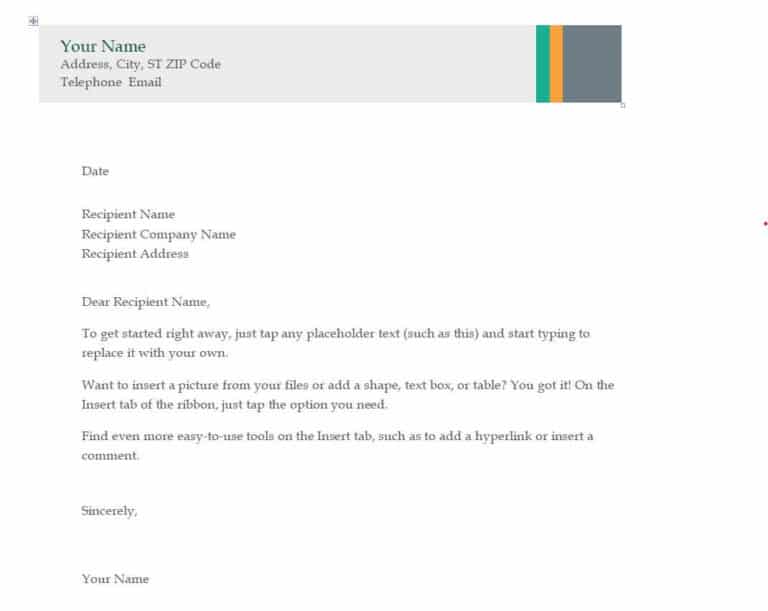 16+ Important Business Letter Templates in WORD - Word Excel Fomats