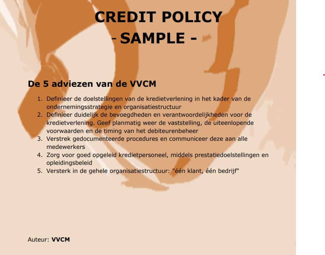 10 BEST Credit Policy Templates - Word Excel Fomats