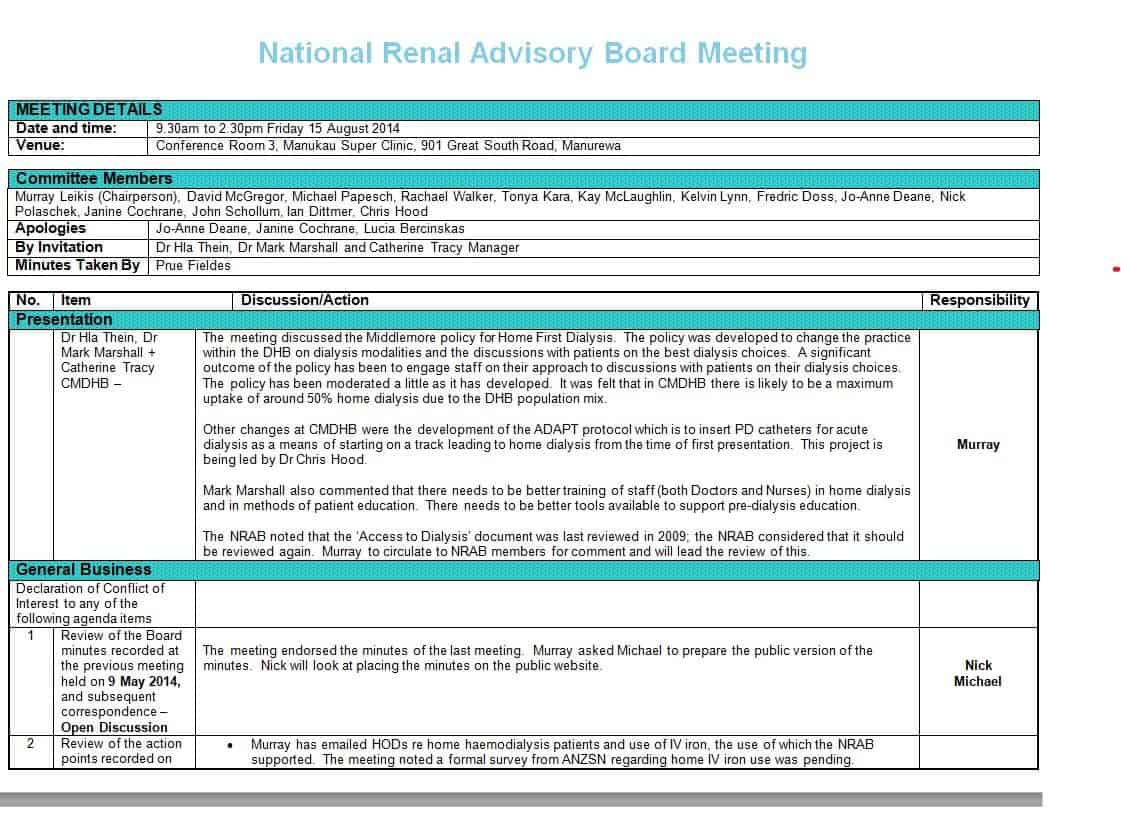 15+ Practical Meeting Minutes Templates Word - Word Excel Fomats