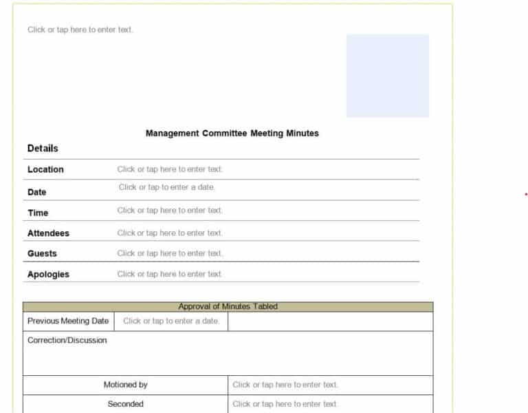 15+ Practical Meeting Minutes Templates Word - Word Excel Fomats