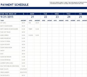 15+ Customizable Payment Schedule Templates Excel - Word Excel Fomats