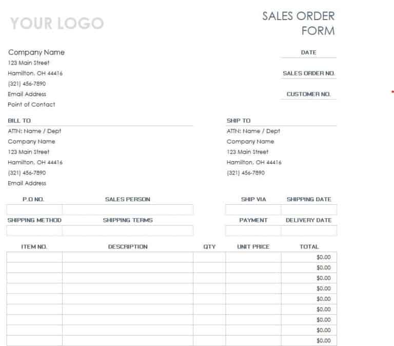 13+ Editable Sales Order Templates [in WORD & EXCEL] - Word Excel Fomats