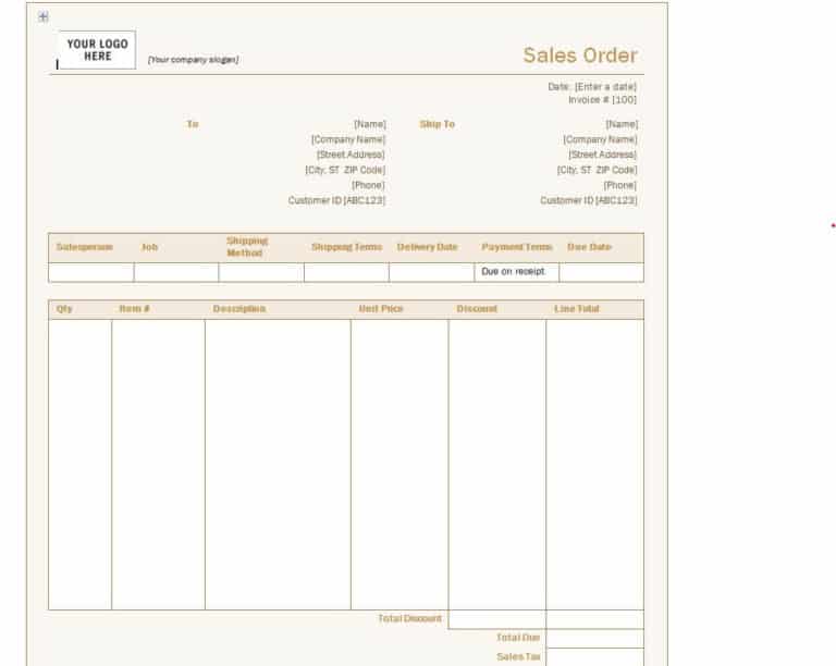 13+ Editable Sales Order Templates [in WORD & EXCEL] - Word Excel Fomats